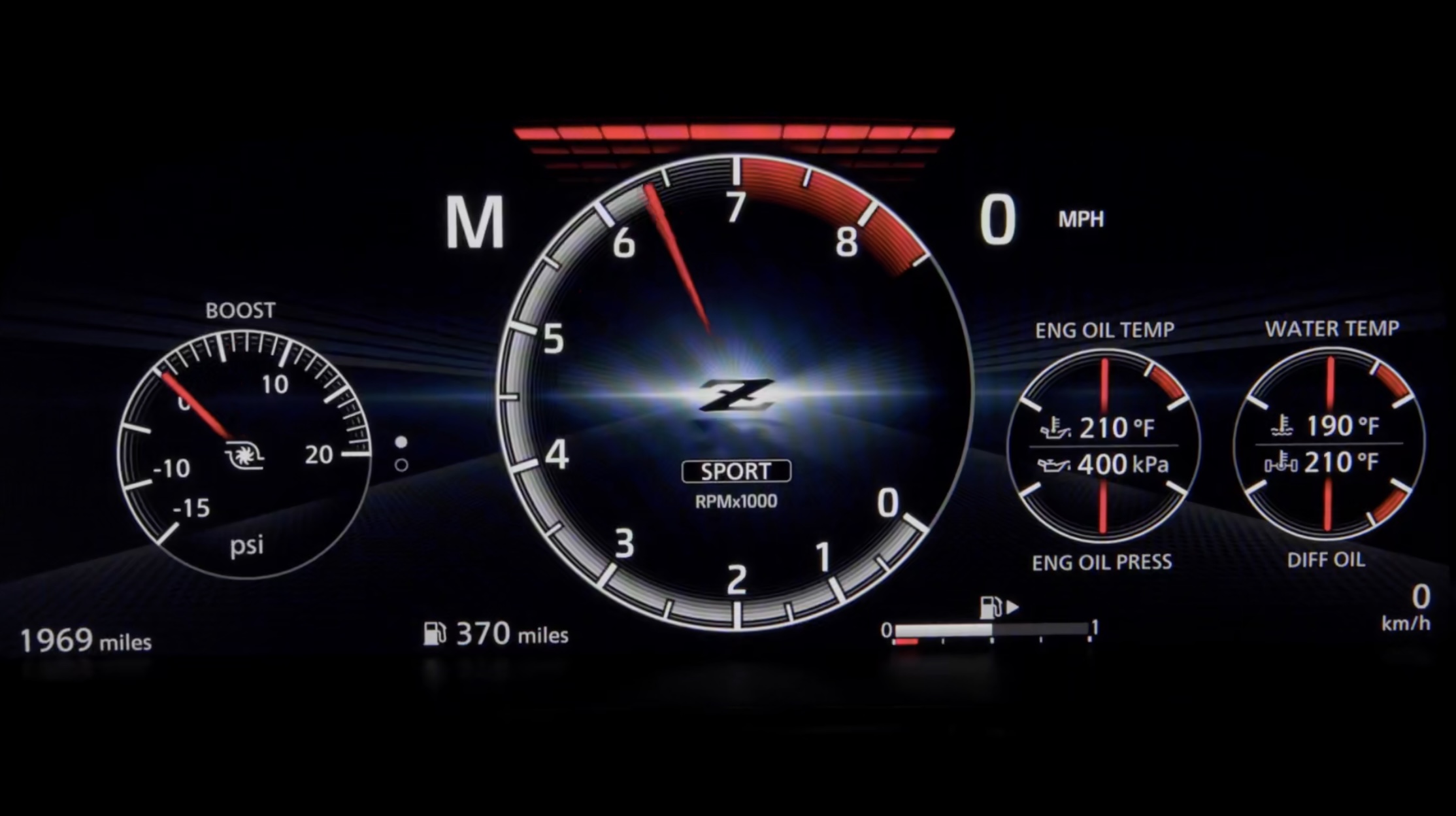 Nissan Z Instrument Panel Was Developed With Input From Nissan Race